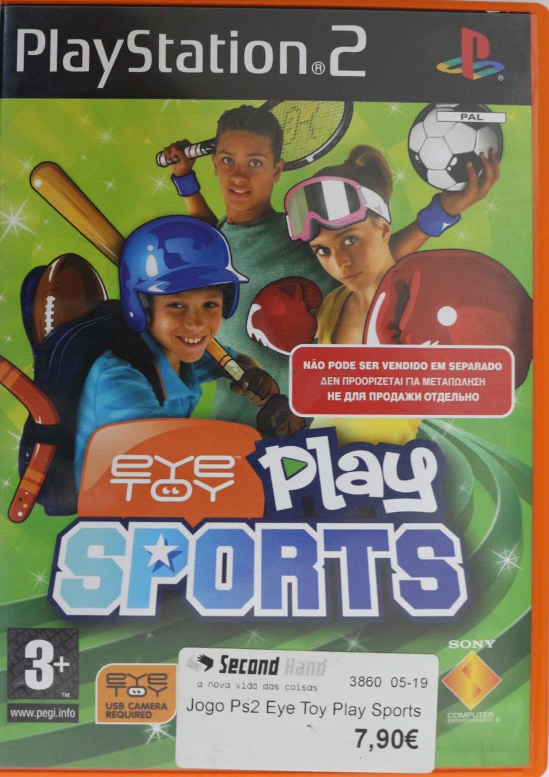 Jogo Ps2 Eye Toy Play Sports | Loja Secondhand