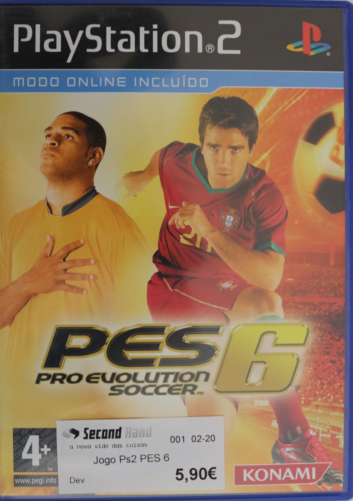 Jogo Ps2 Pes 6 | Loja Secondhand