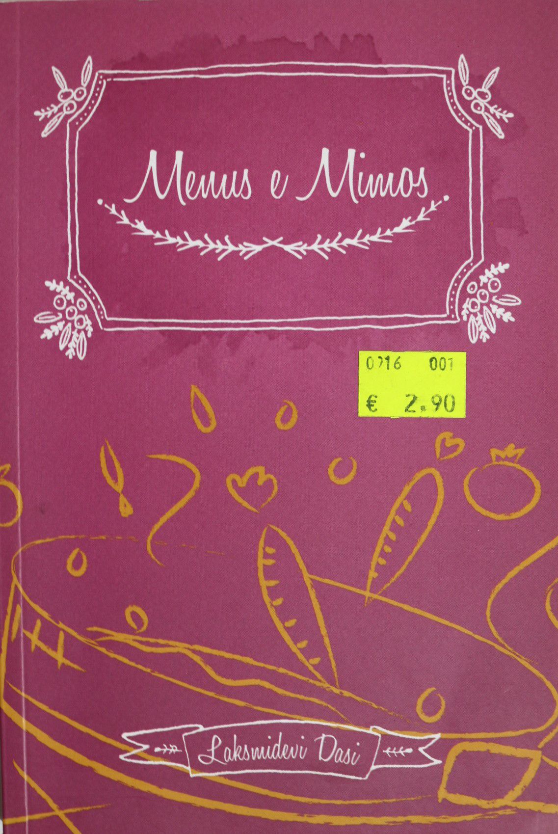 Livro "Menus e Mimos" | Loja Secondhand