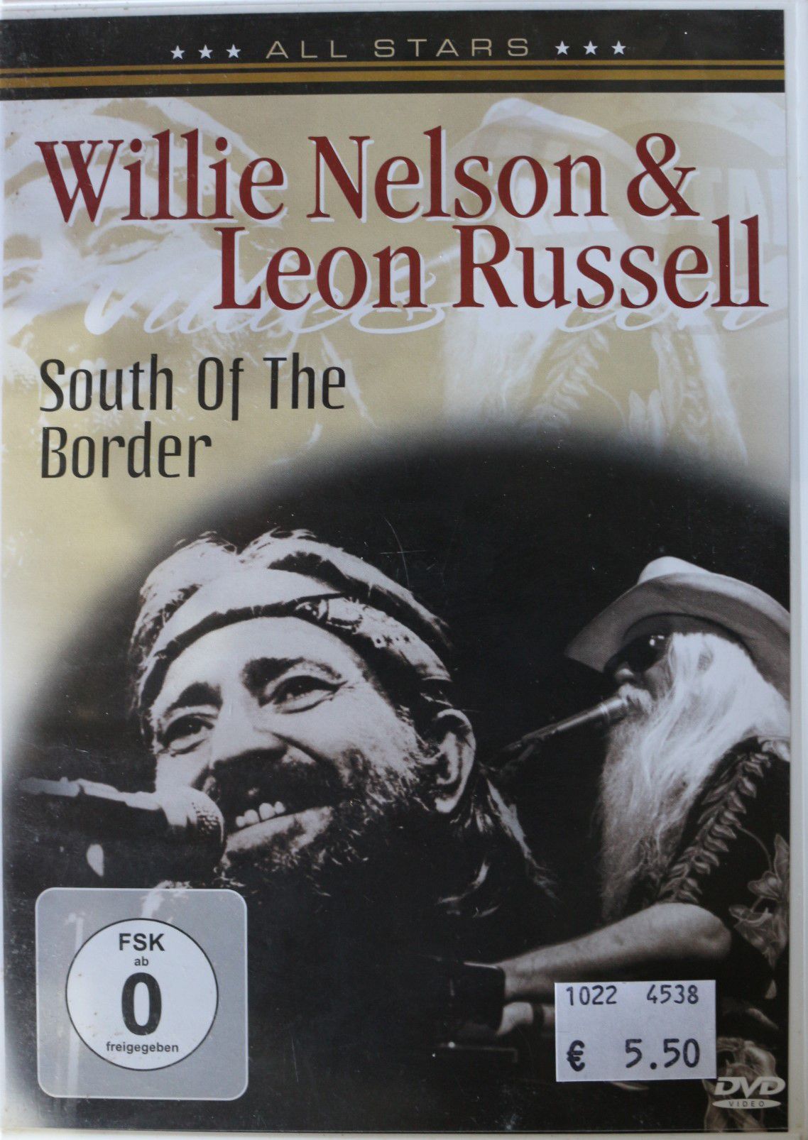 Dvd Musical "Willie Nelson & Leon Russel - Sound of The Border" | Loja ...